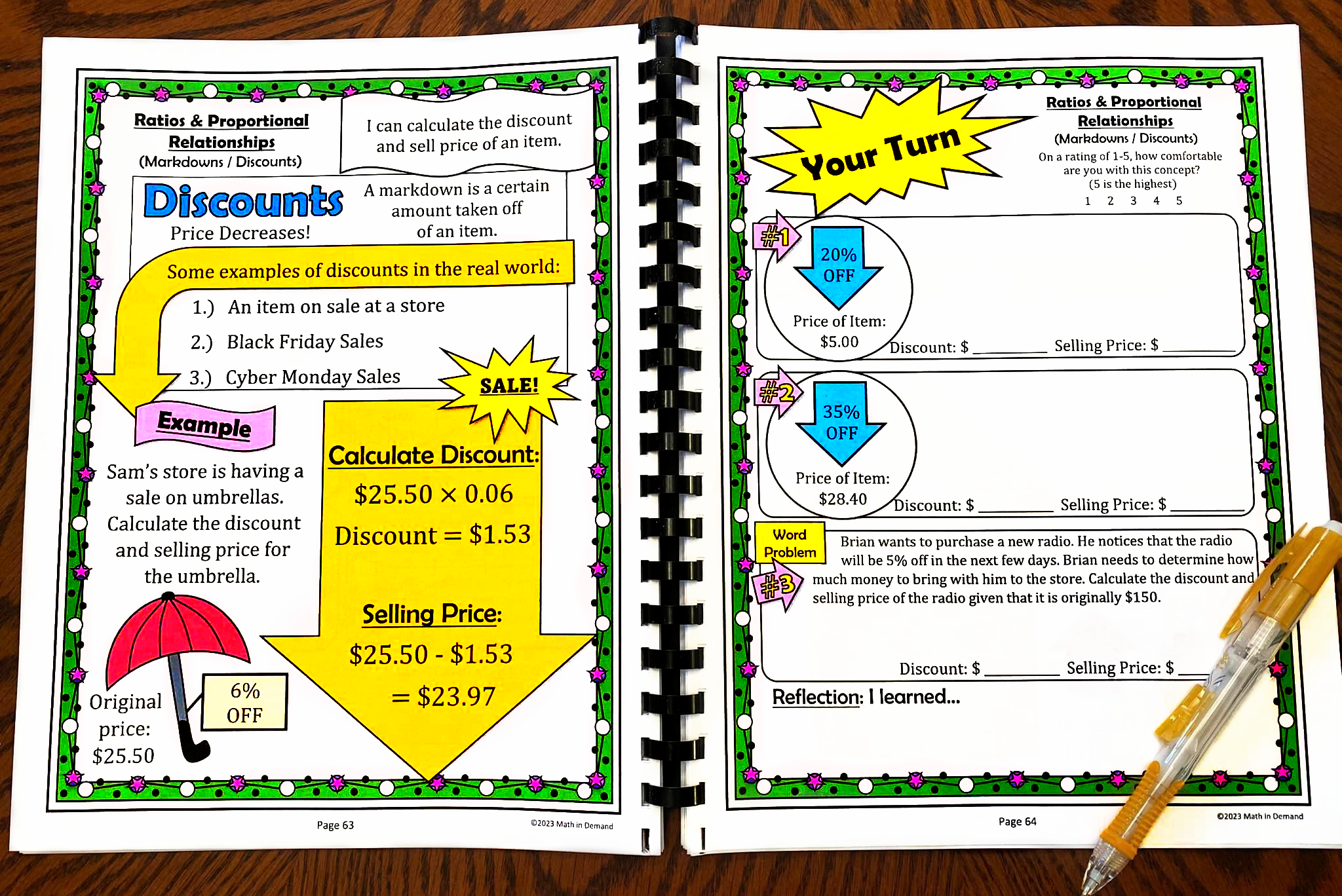 7th Grade Math Workbook for Homeschool – Math in Demand Blog